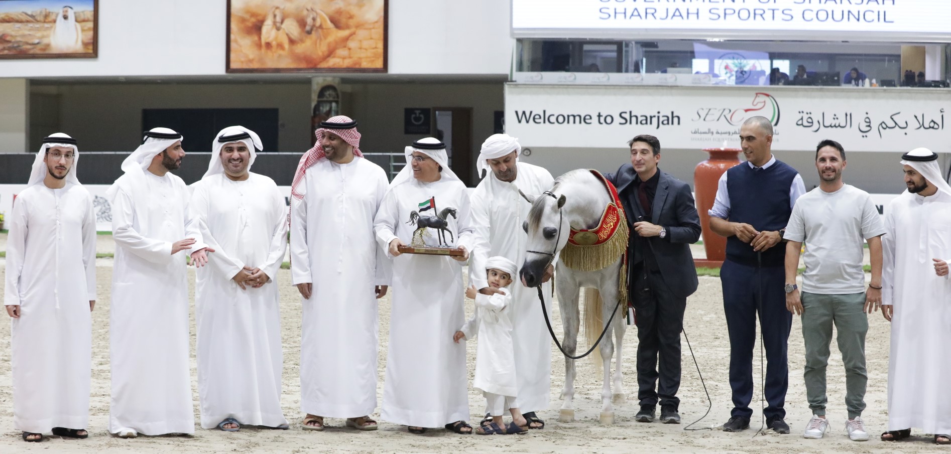 With a golden double at the Sharjah Arabian Horse Festival Dubai Stud ...