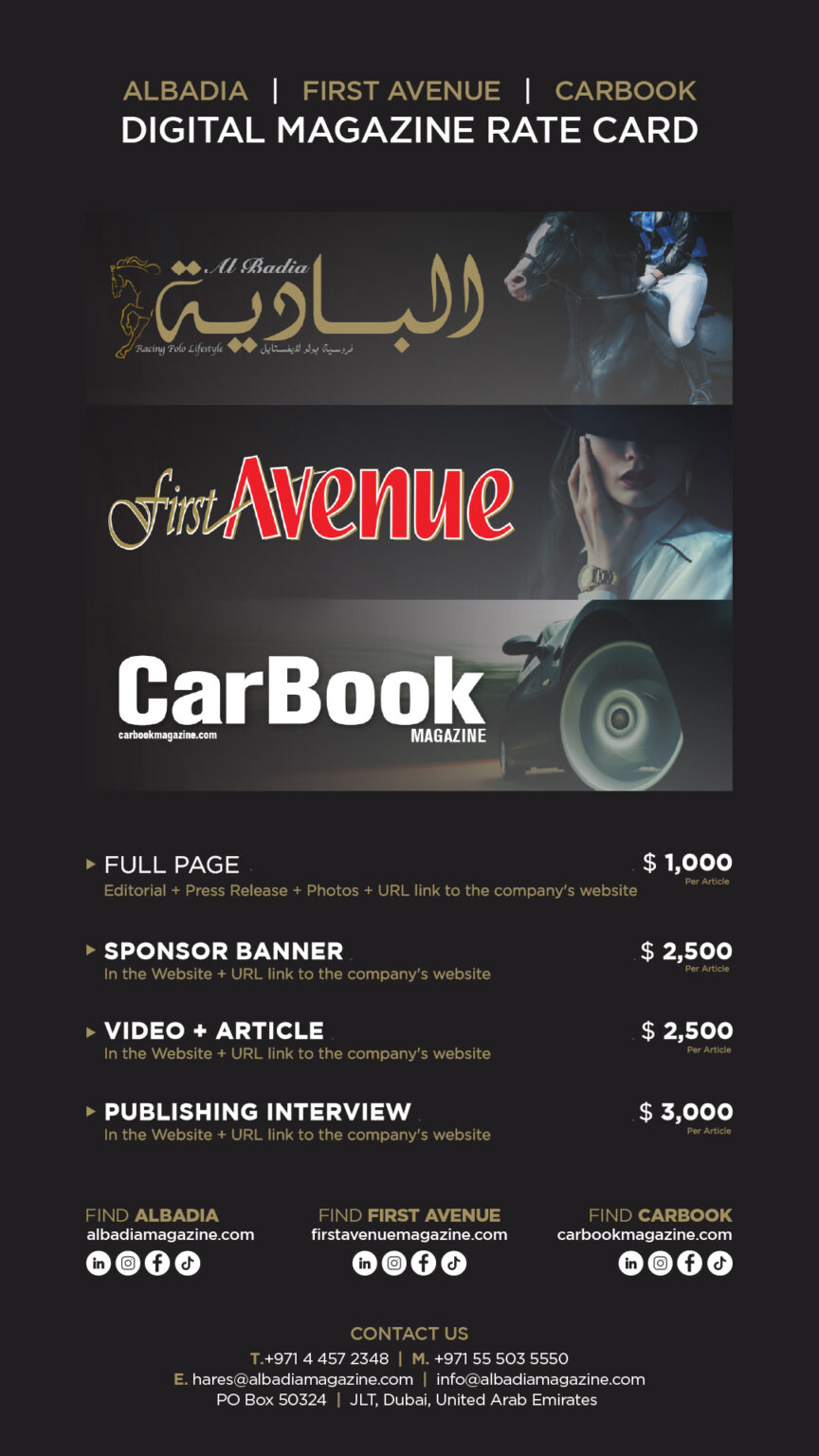 Digital Rate - Al Badia Horse Polo Magazine, UAE, Dubai, Horse Sports ...